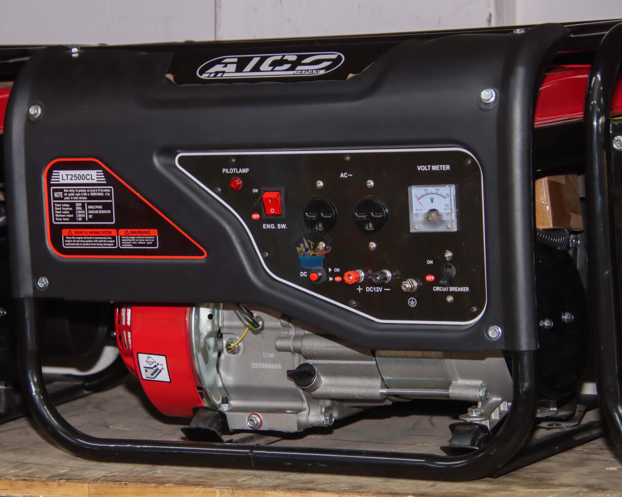 AICO JAPAN LT2500CL 2.8KVA KEY START PETROL GENERATOR – Tools Basket ...