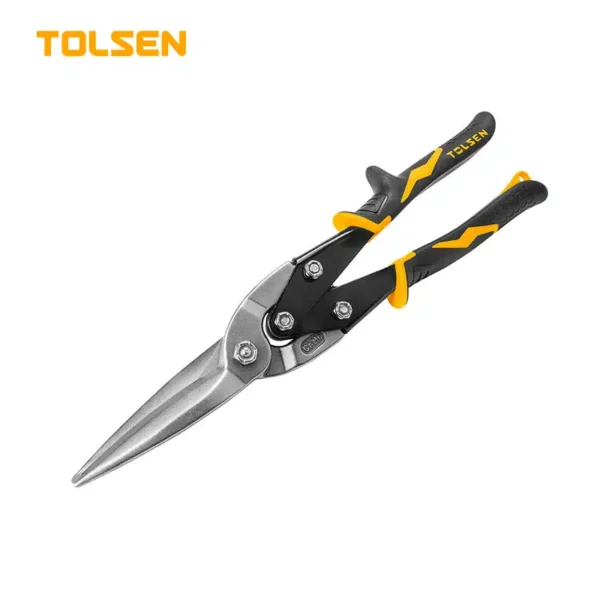 TOLSEN 12″ AVIATION SNIPS (STRAIGHT) (INDUSTRIAL) – Tools Basket Limited